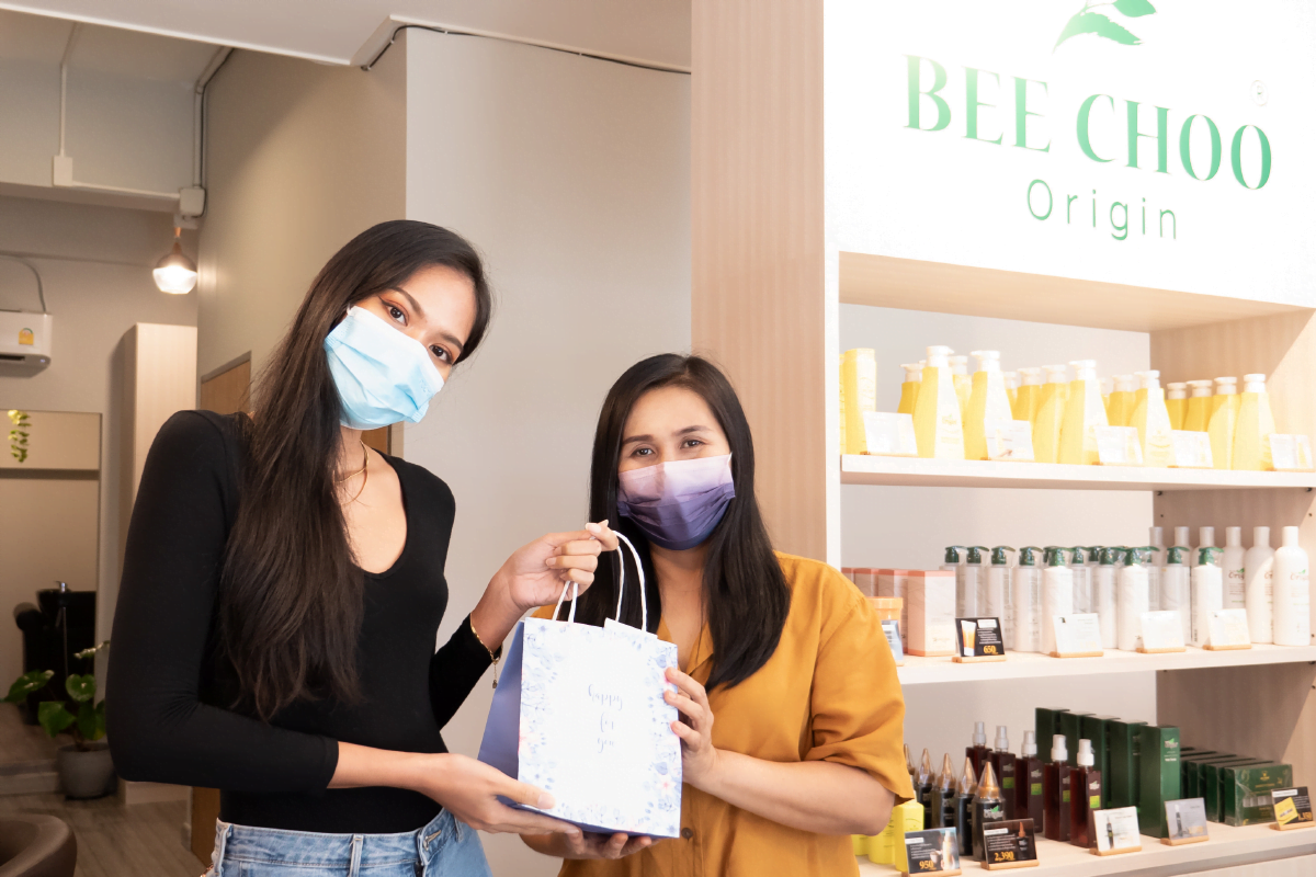 ผม เสีย อย่าง รุนแรง ต้องไปร้านสปาผมBee choo สมุนไพรหมัก100%